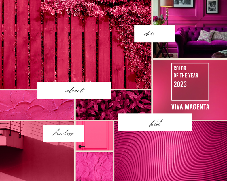 Pantone's 2023 Color Of The Year | Viva Magenta! – LYKKESHOP.COM